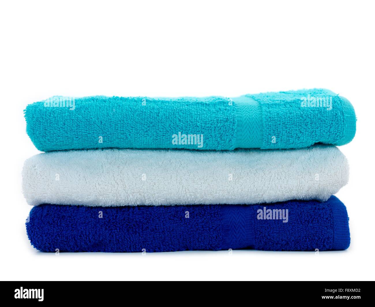 Stack fresh bath towels hi-res stock photography and images - Alamy