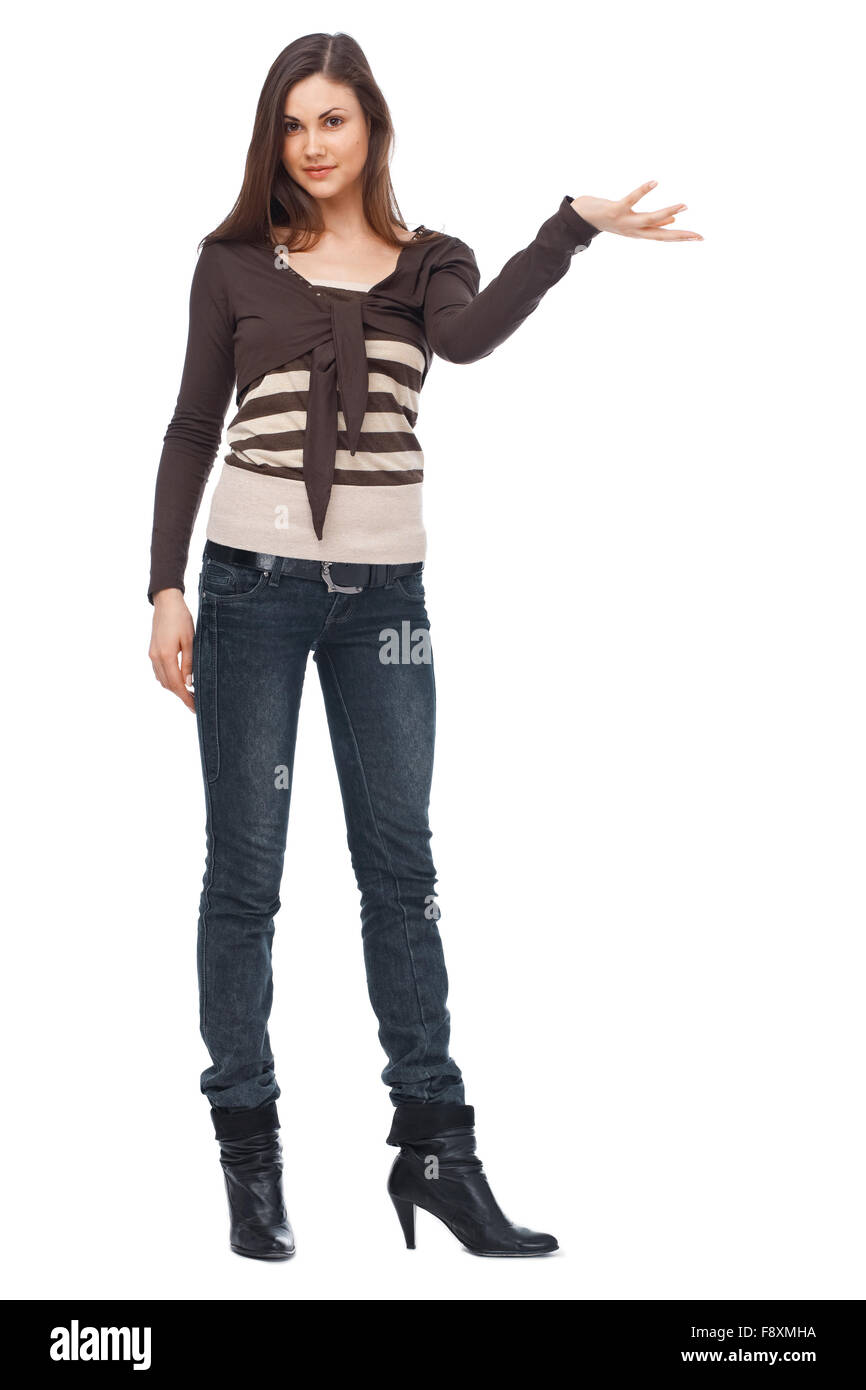 Formal beautiful young lady Cut Out Stock Images & Pictures - Alamy