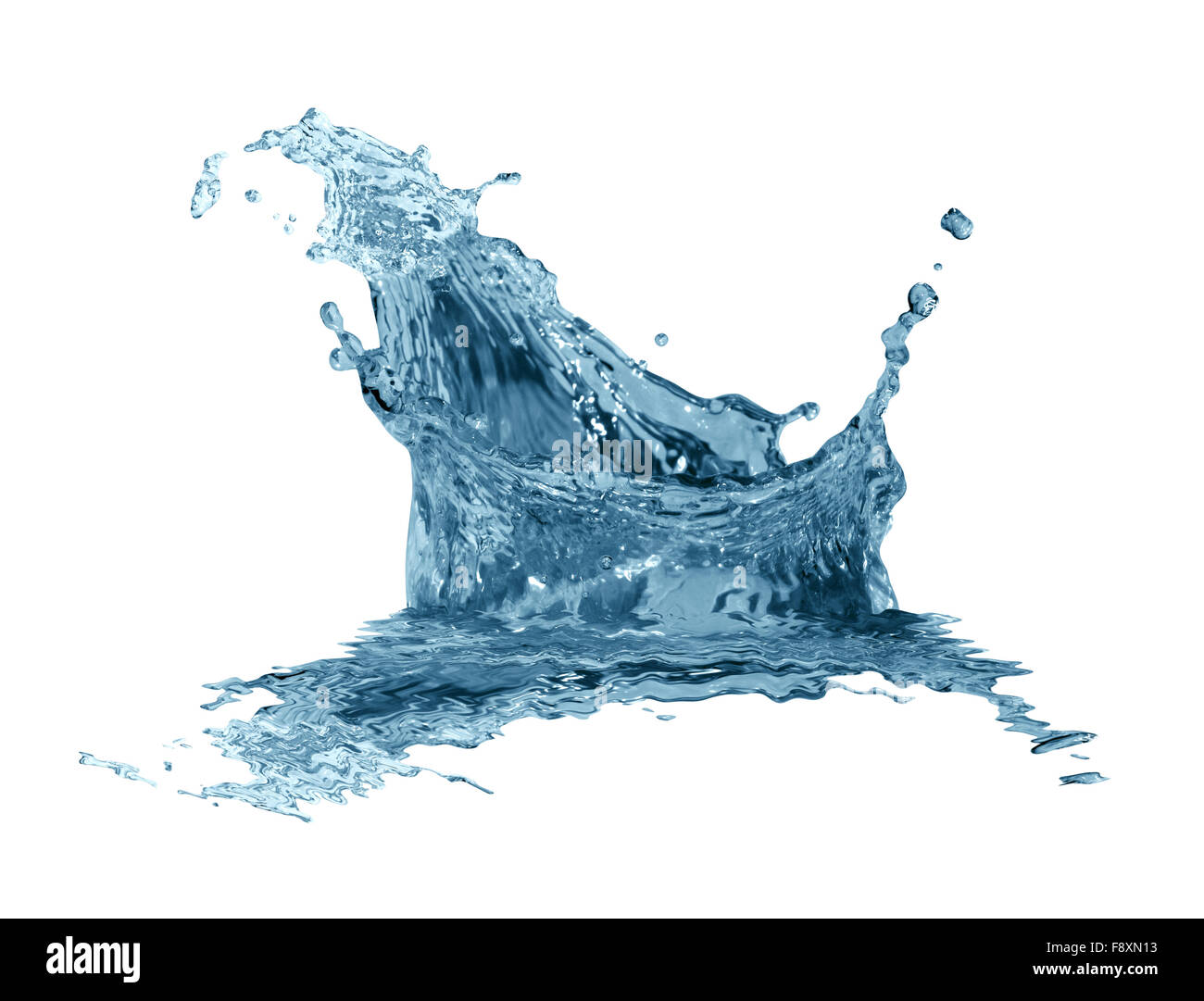 Drop of water splash Cut Out Stock Images & Pictures - Alamy