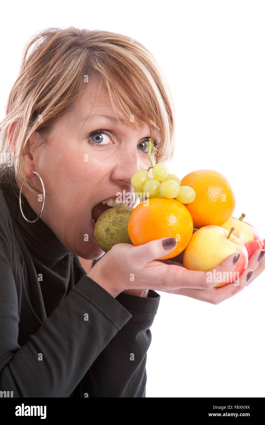 Taking a bite Stock Photo - Alamy