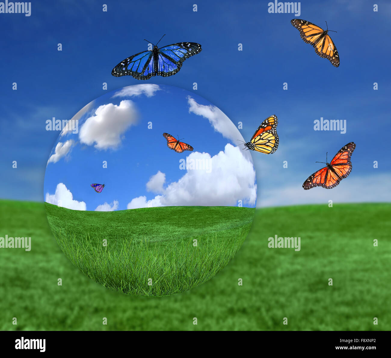 Clean and Energy Efficient Future of the Planet Stock Photo - Alamy