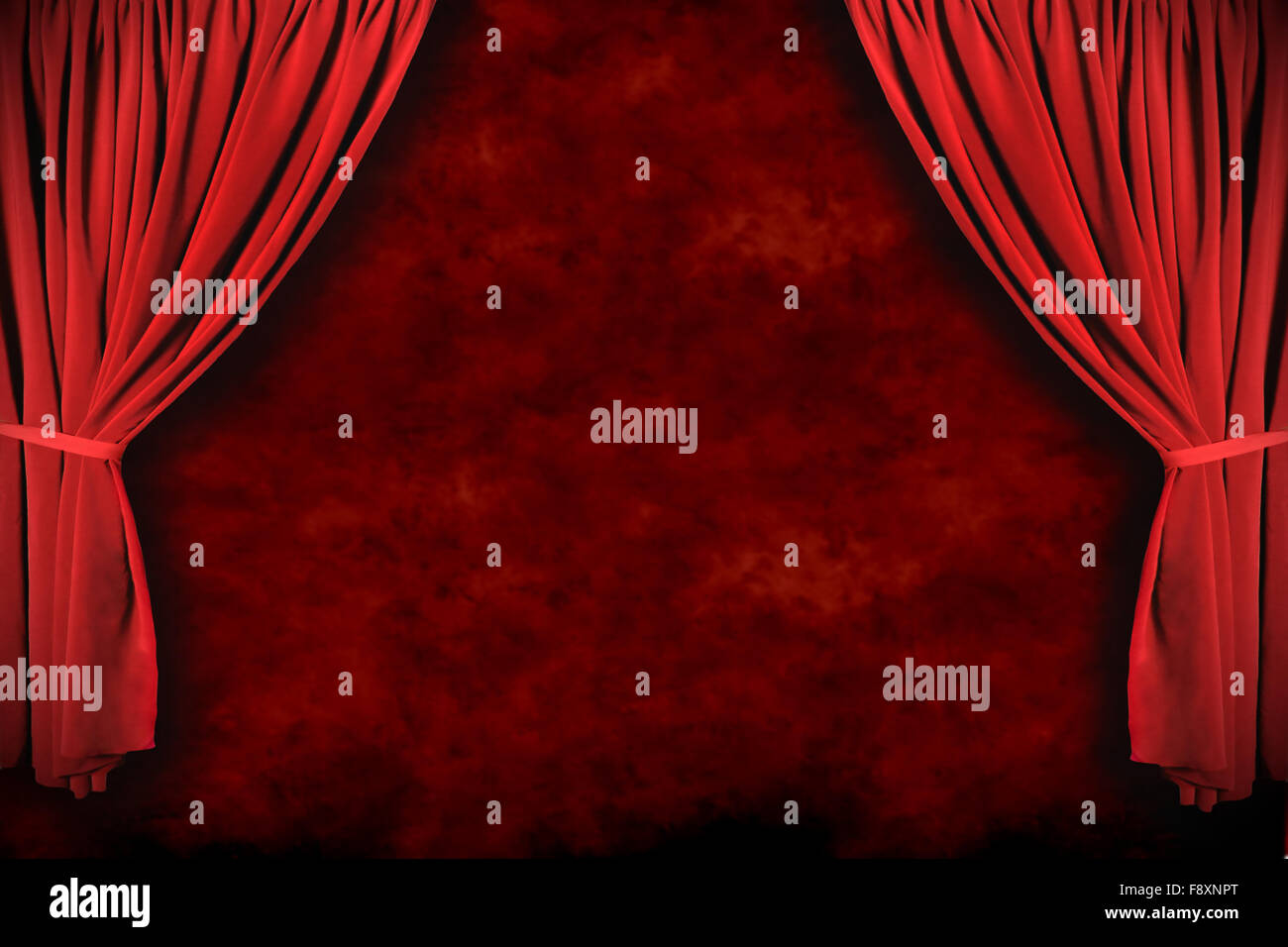 Stage Theater Drapes With Dramatic Lighting Stock Photo - Alamy