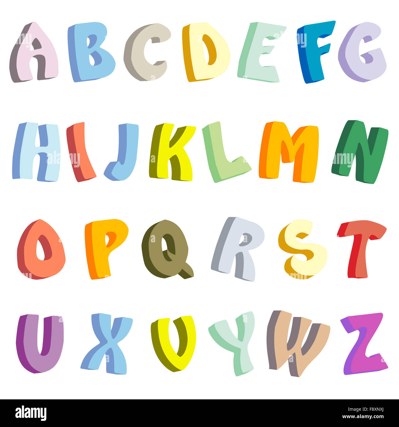 3d letter Cut Out Stock Images & Pictures - Alamy