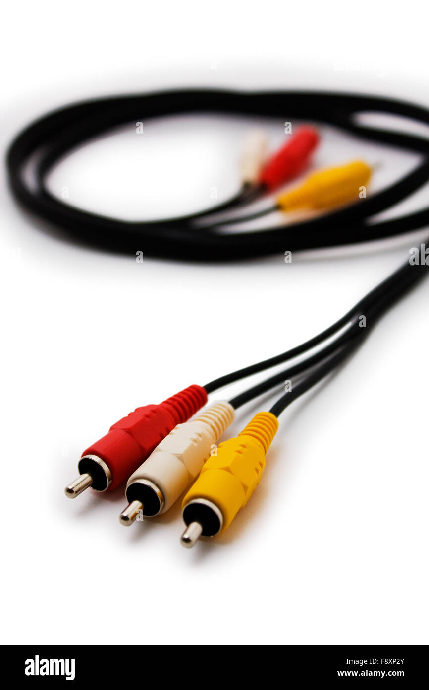 Cable transition isolated on a white background Stock Photo - Alamy