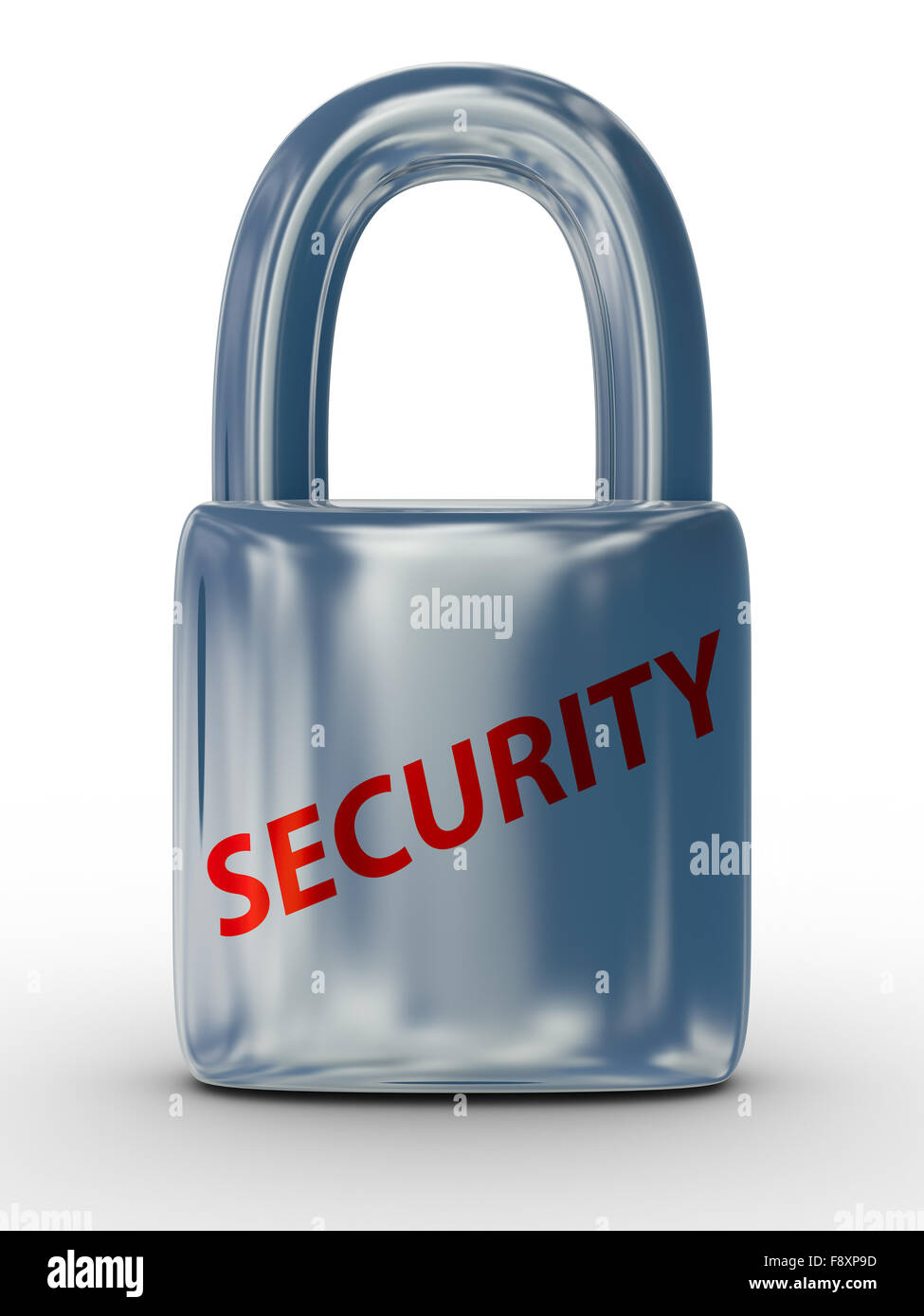 lock on a white background. Isolated 3D image Stock Photo - Alamy