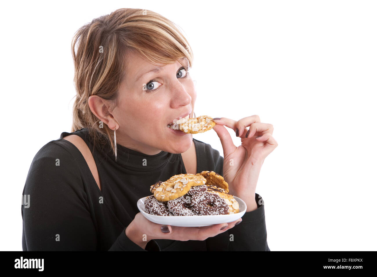 Taking a bite Stock Photo - Alamy