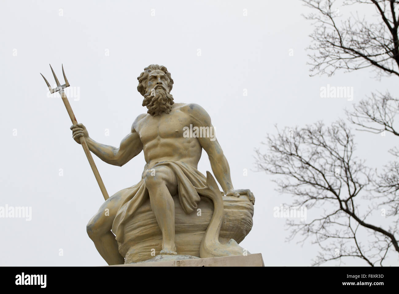 Greek god poseidon sculpture hi-res stock photography and images - Alamy