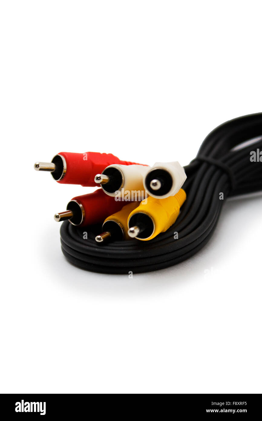 Cable transition isolated on a white background Stock Photo - Alamy