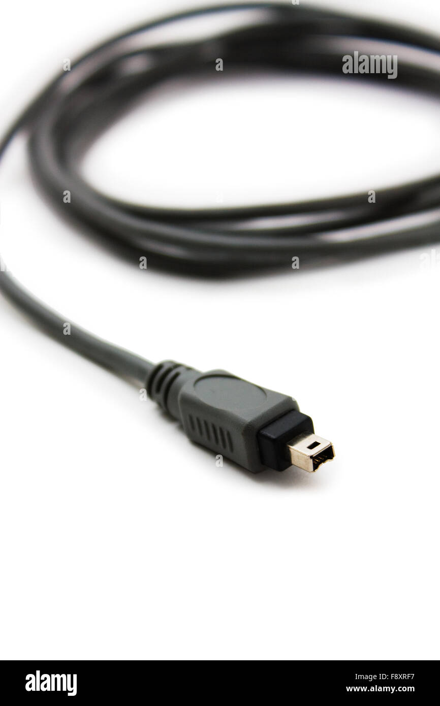 Cable gray transition isolated on a white background Stock Photo - Alamy