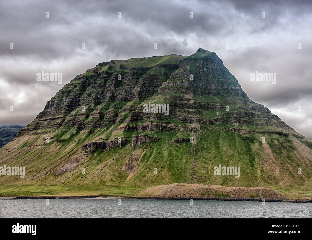 Grundarfjordur, West Iceland, Iceland. 30th July, 2015. The town of ...