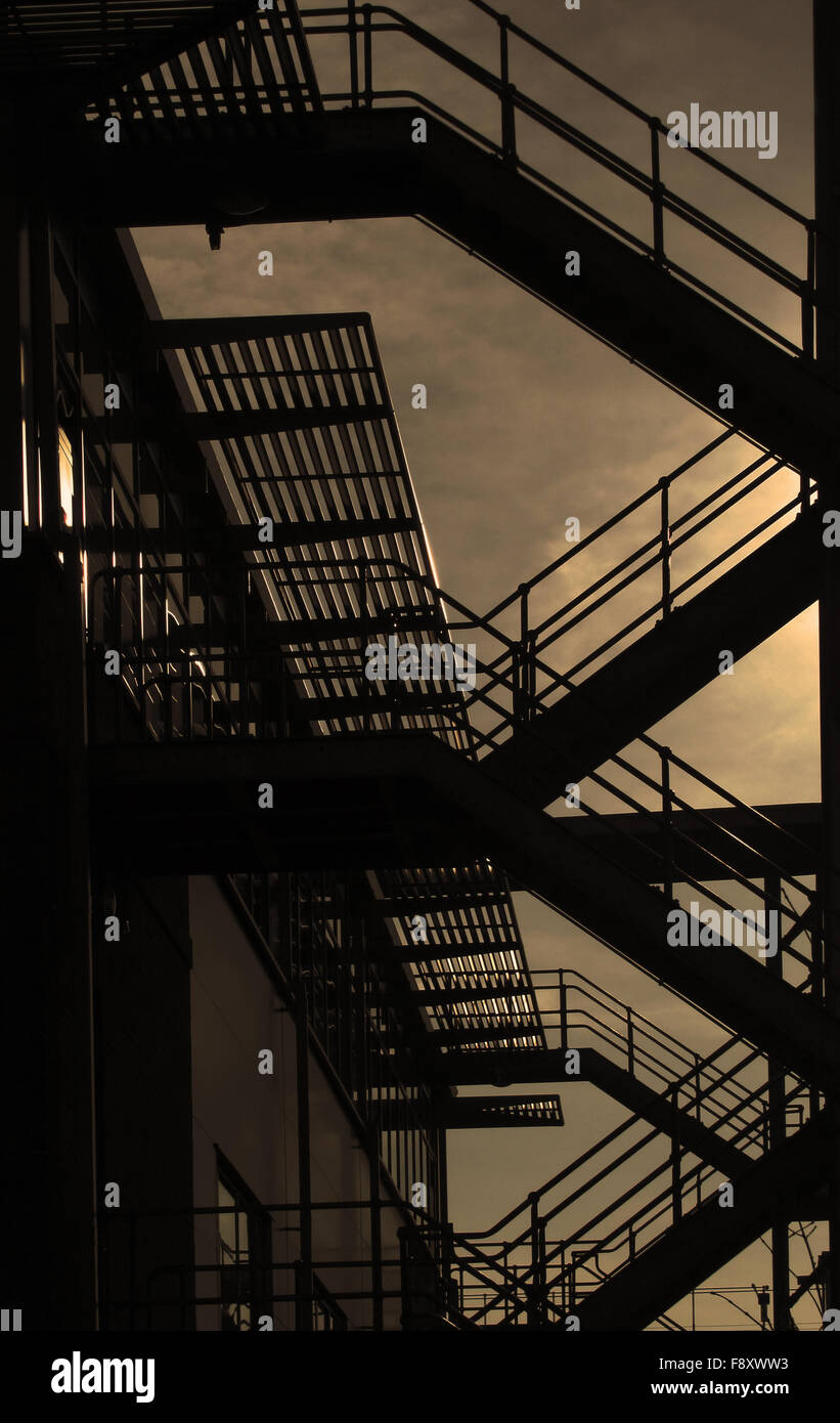 Fire escapes hi-res stock photography and images - Alamy