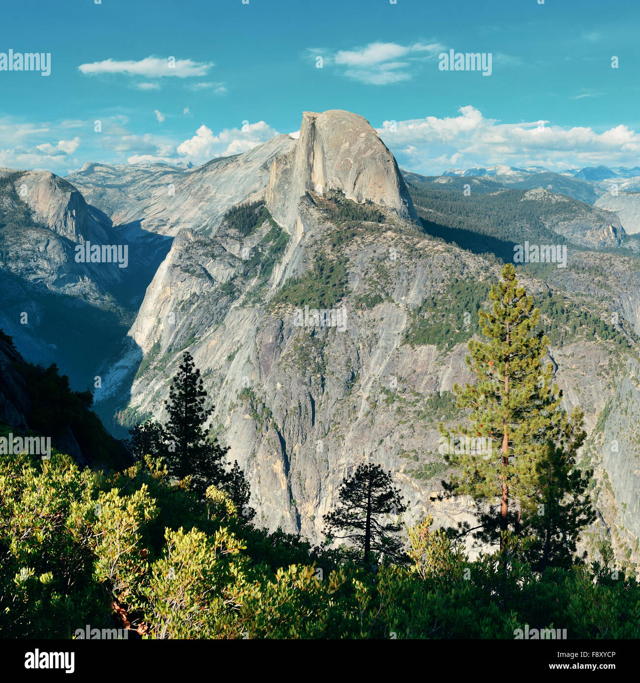 Half dome panorama hi-res stock photography and images - Alamy