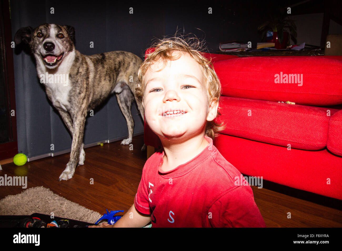 Two smiley boys Stock Photo - Alamy