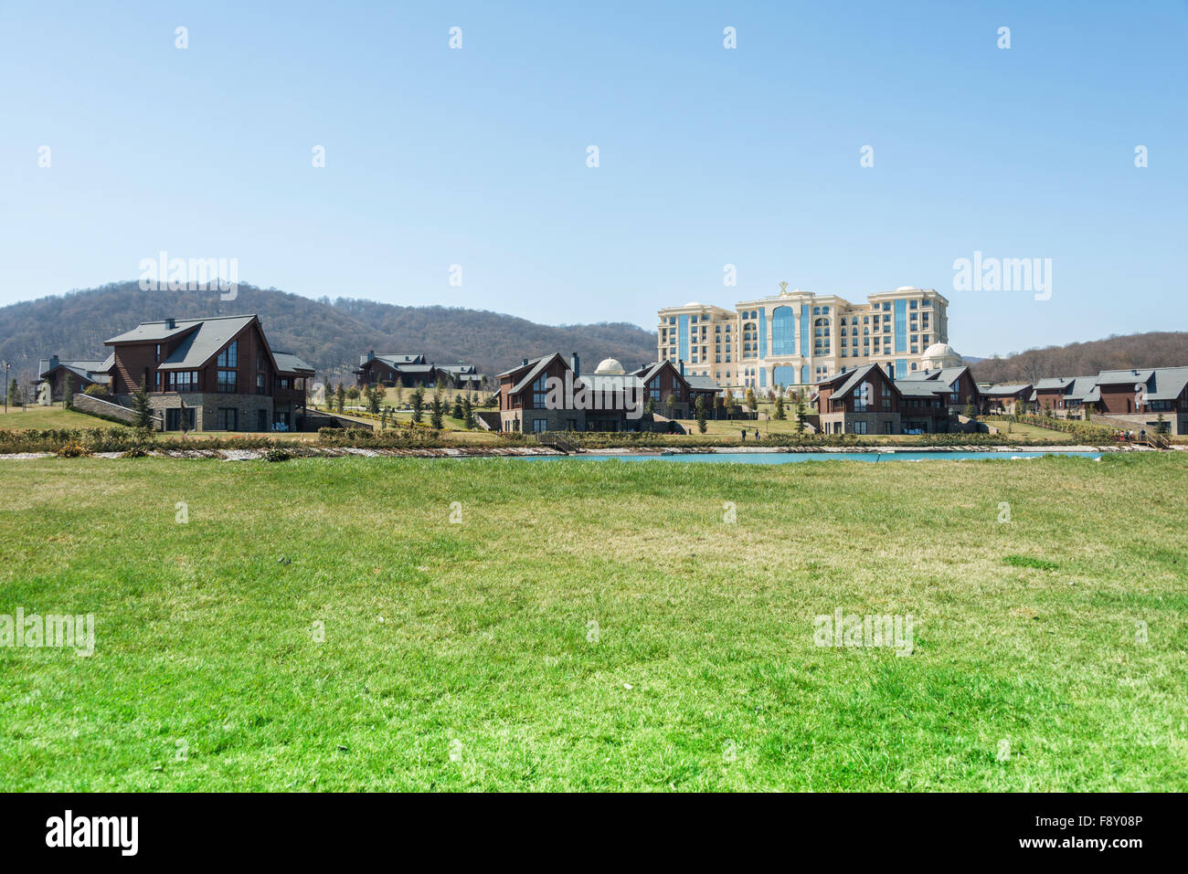 Quba - MARCH 26, 2015: Quba Rixos Hotel on March 26 in Azerbaijan, Quba ...