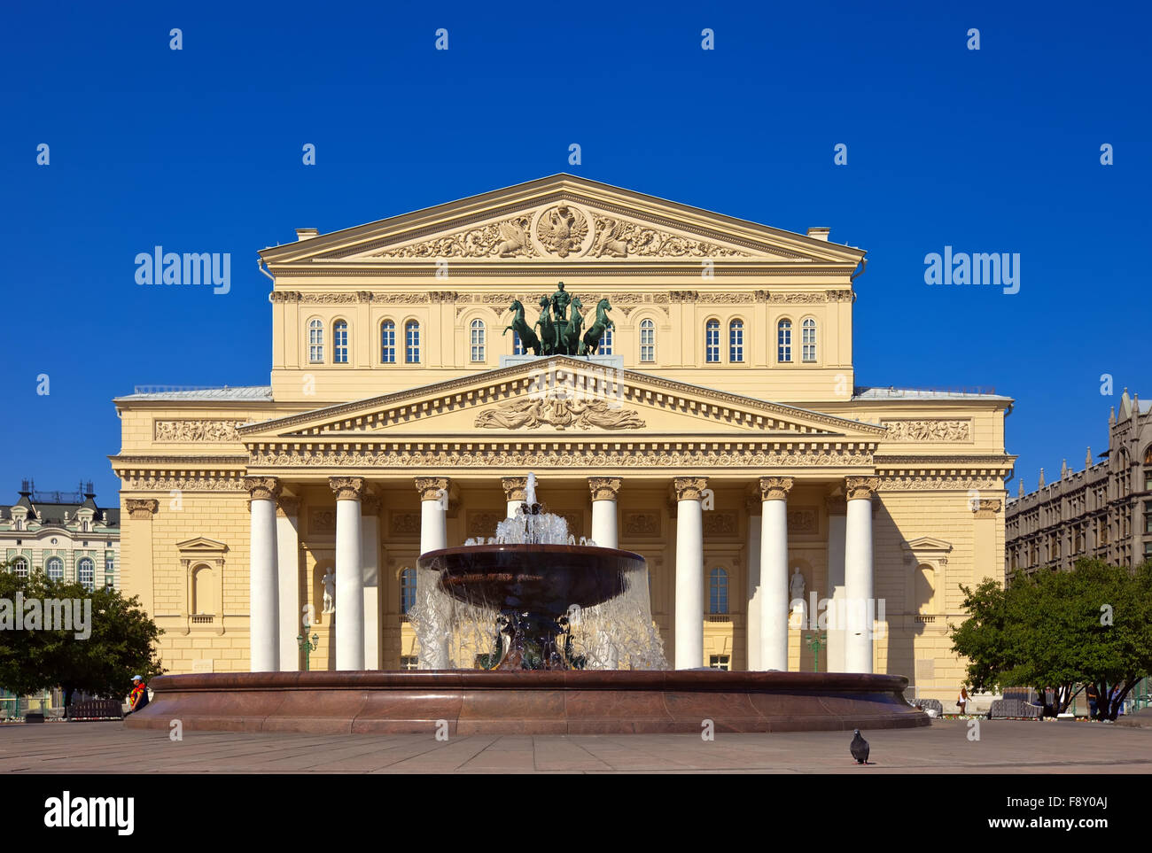 Daylight view of the Grand Theatre in Moscow, Russia Stock Photo - Alamy