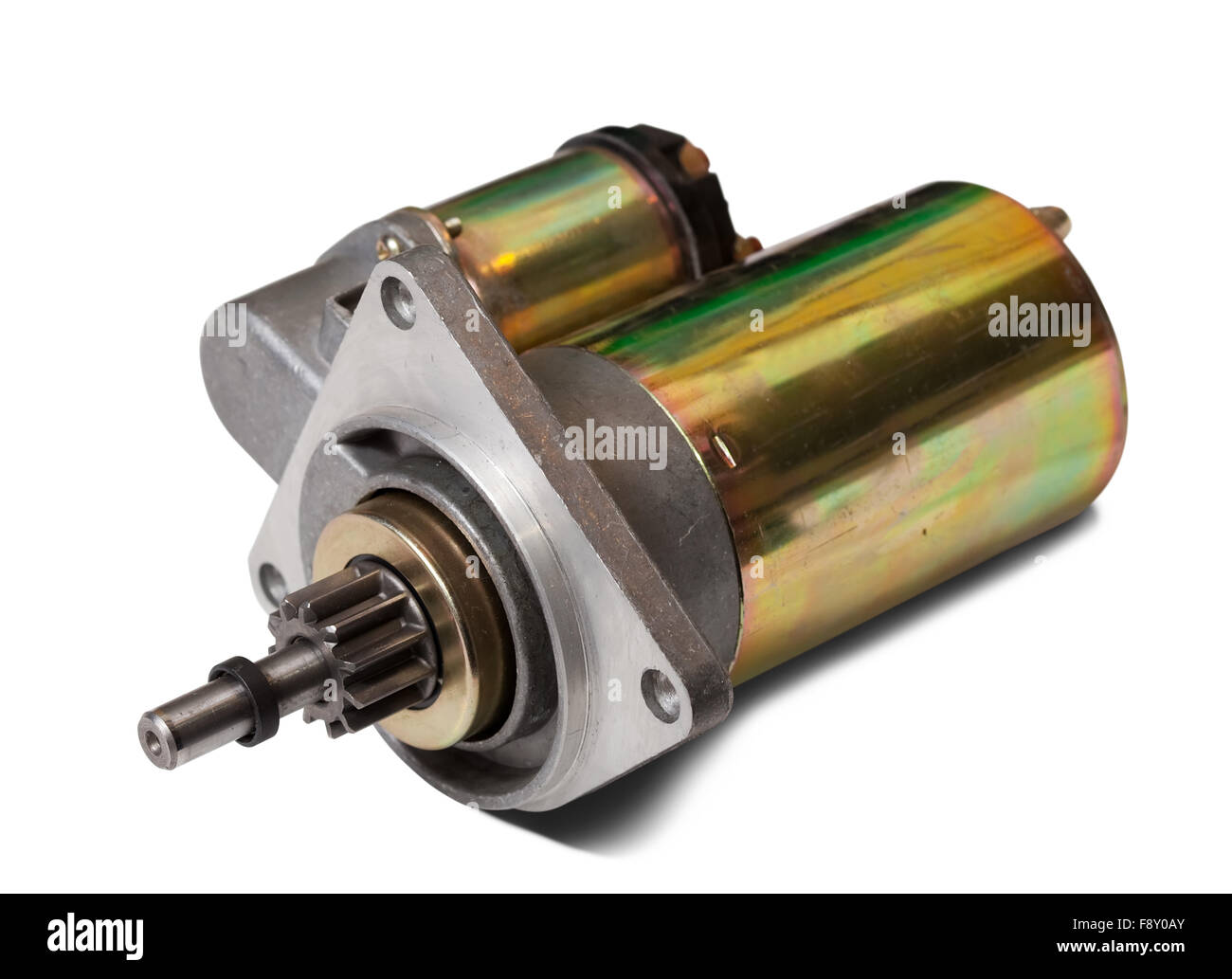 starting device. Isolated on white background with clipping path Stock ...