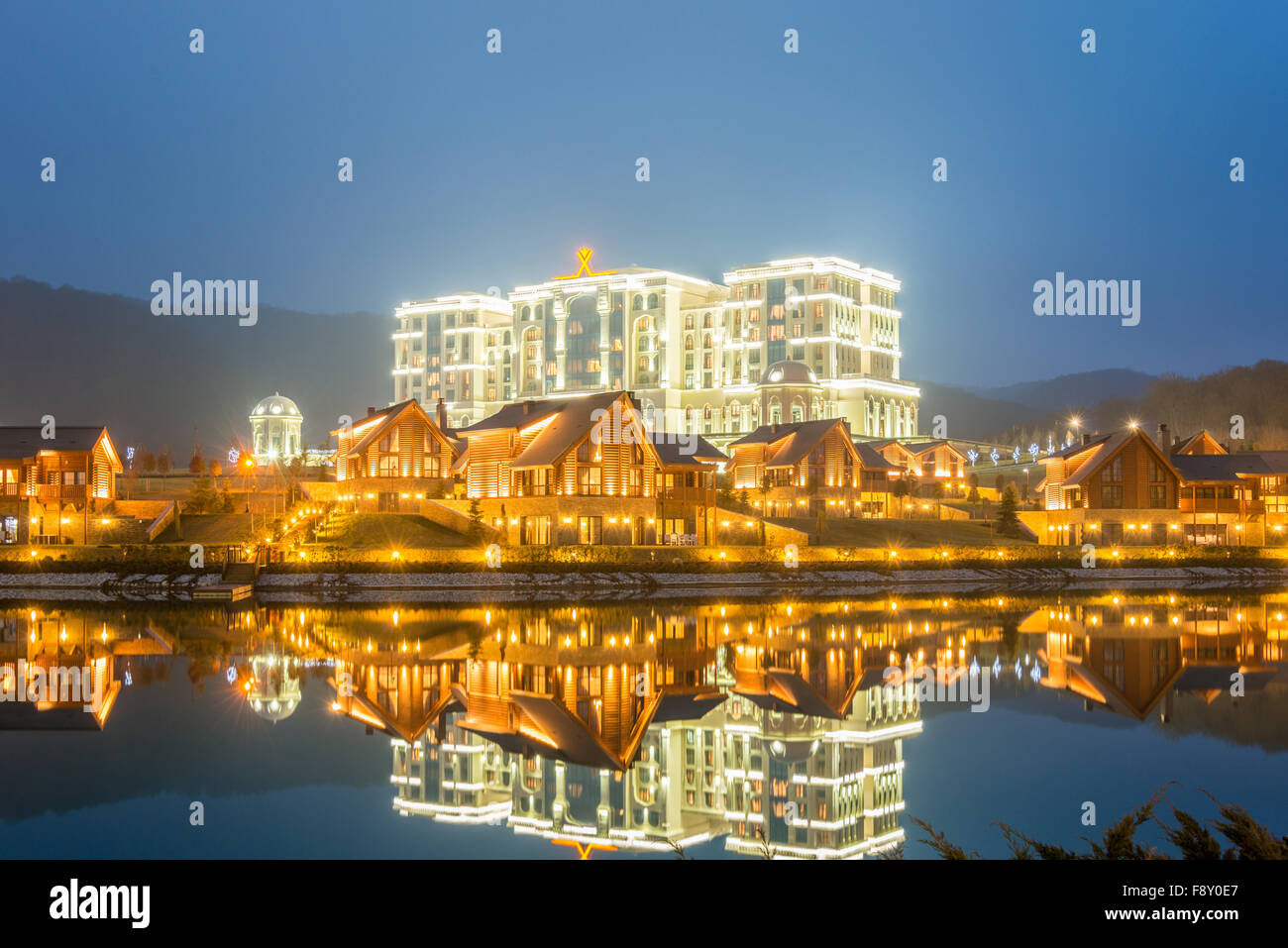 Quba - MARCH 26, 2015: Quba Rixos Hotel on March 26 in Azerbaijan, Quba ...