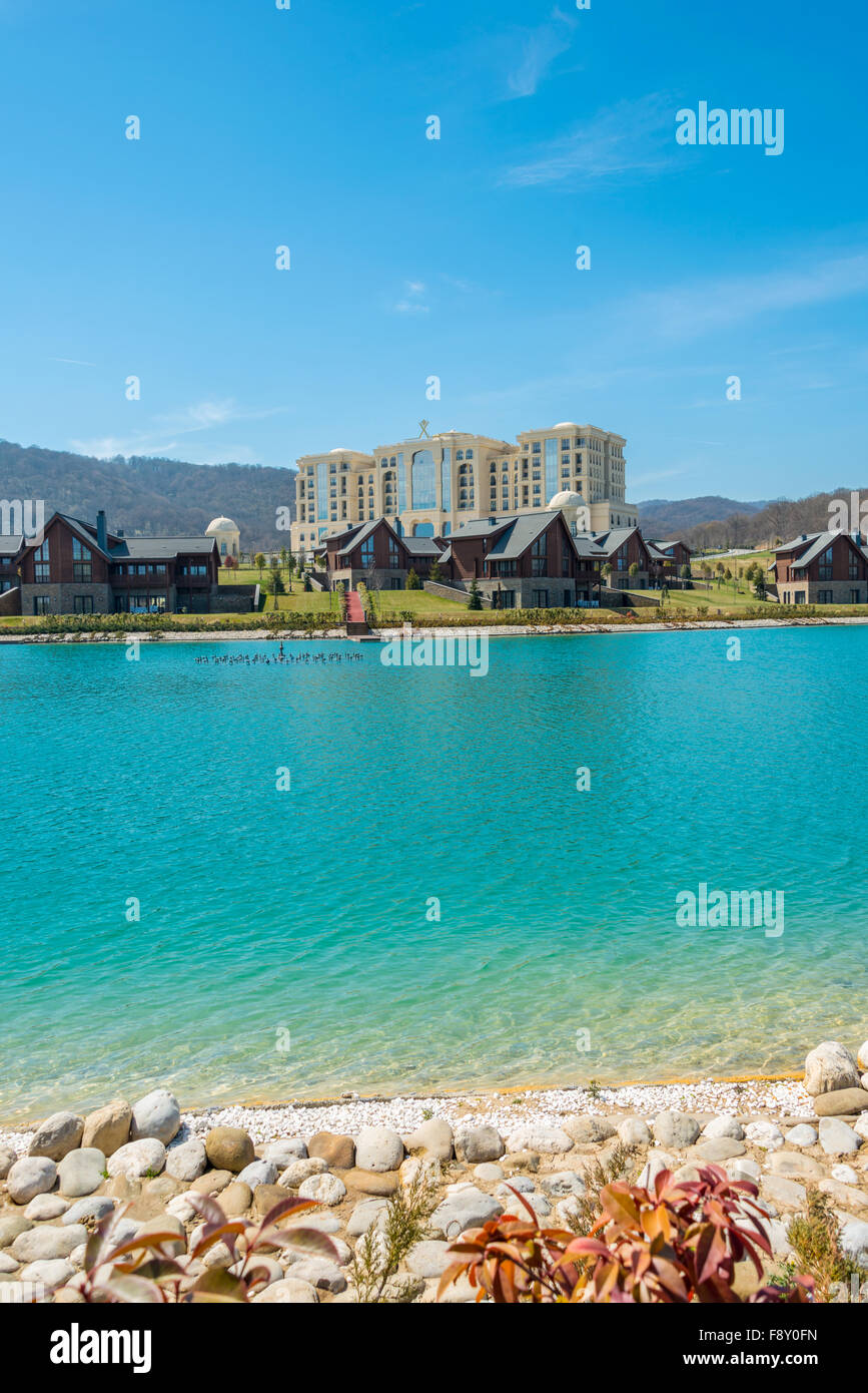 Quba - MARCH 26, 2015: Quba Rixos Hotel on March 26 in Azerbaijan, Quba ...