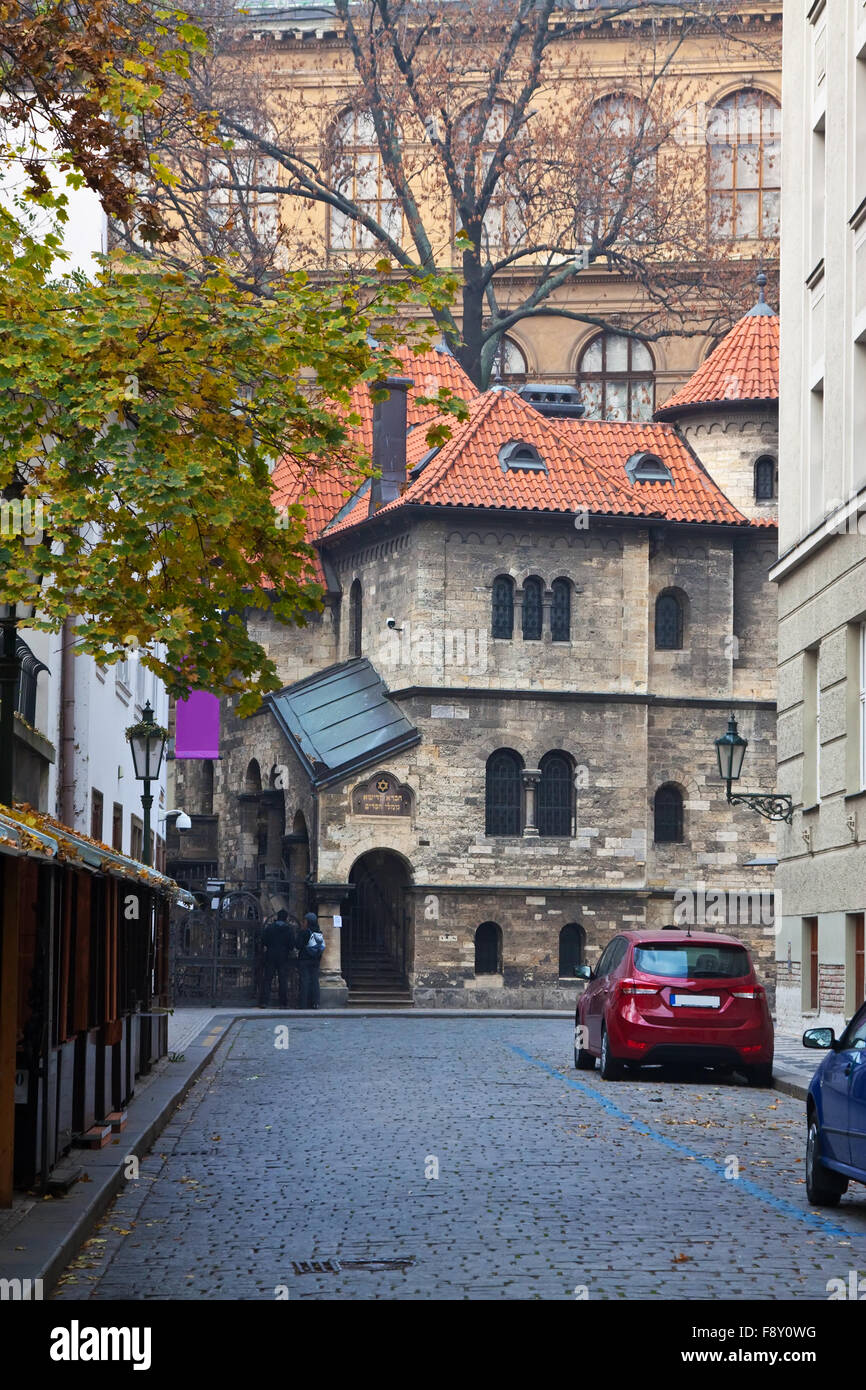 Old-new Synagogue (Staronova Synagoga) is early Gothic building from ...