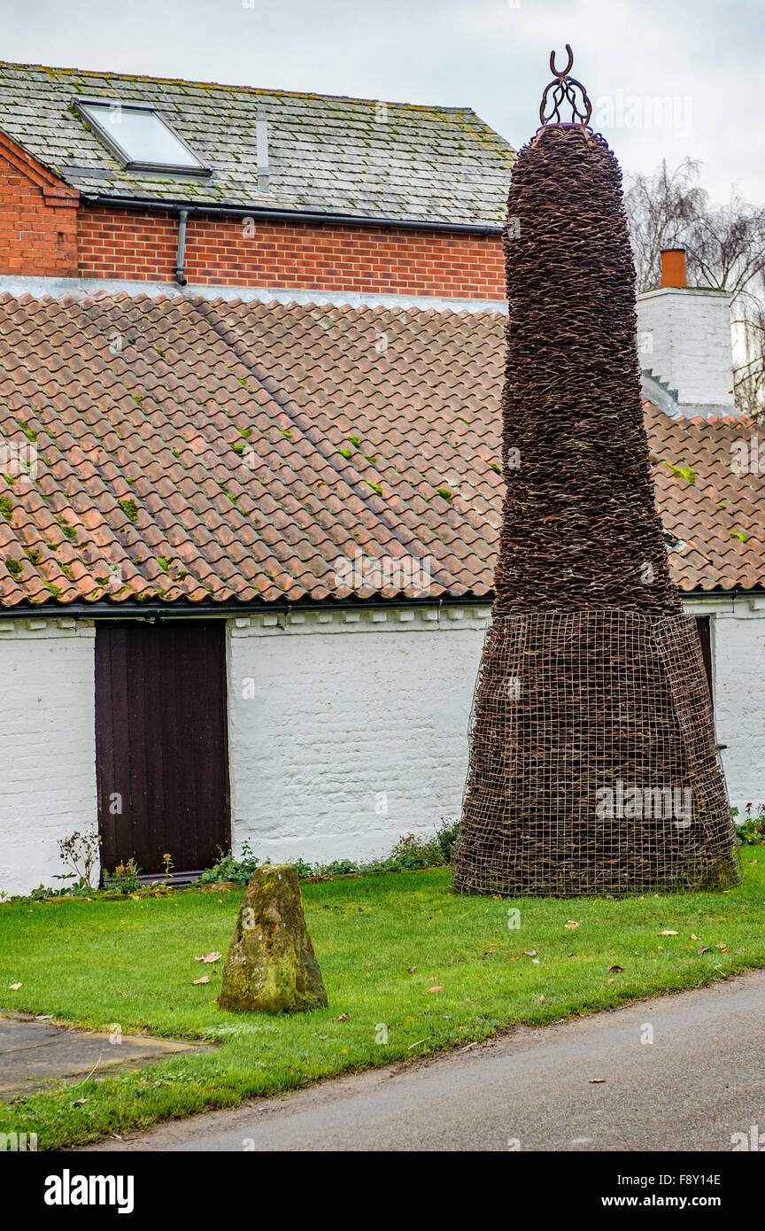 The world's largest stack of worn horseshoes - Scarrington, Nottingham ...