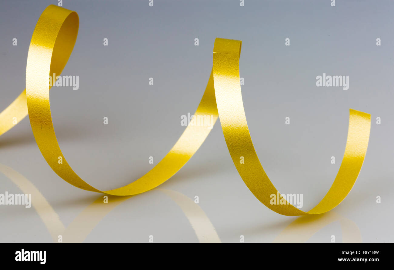 Gold Ribbon String Stock Photo - Alamy