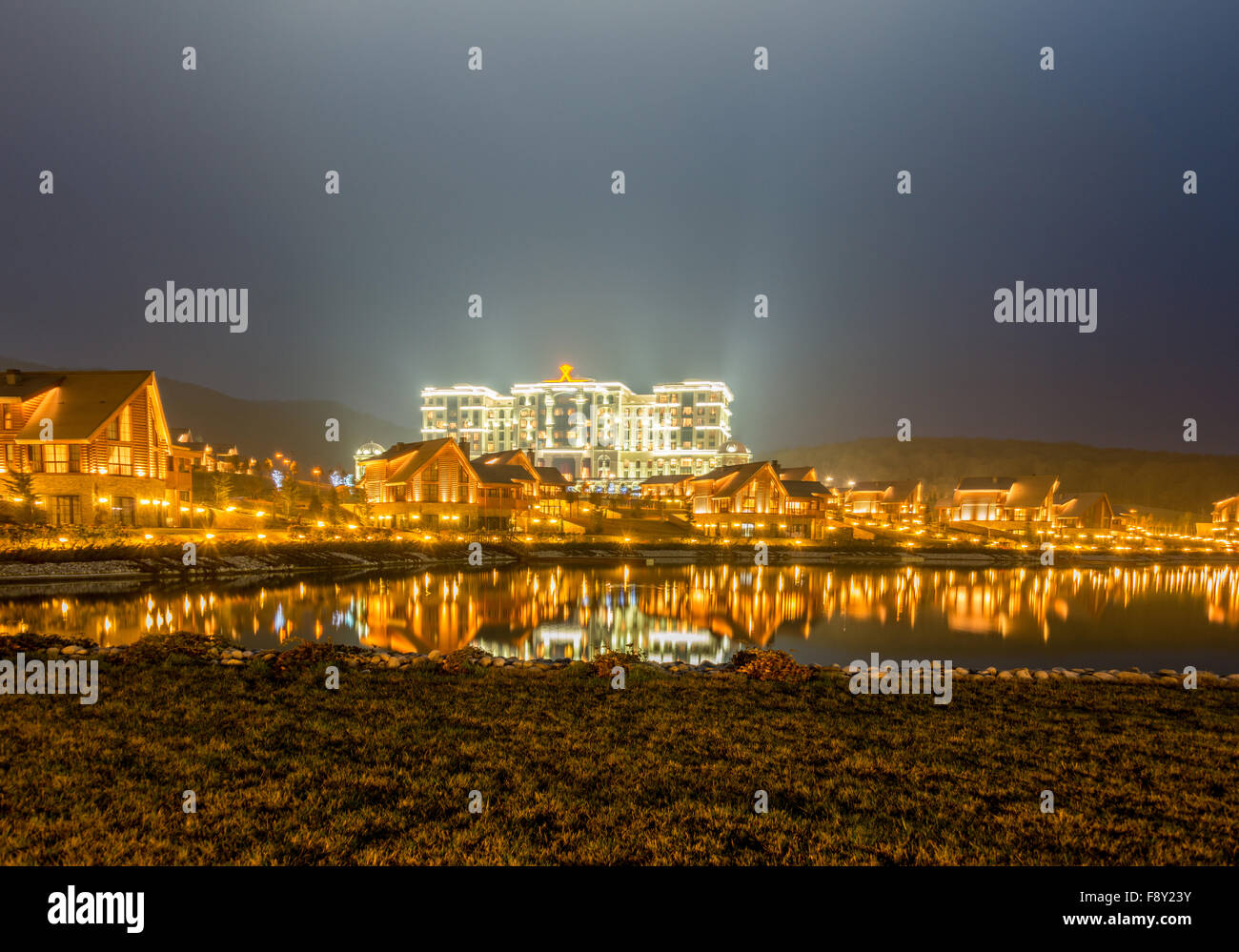 Quba - MARCH 26, 2015: Quba Rixos Hotel on March 26 in Azerbaijan, Quba ...