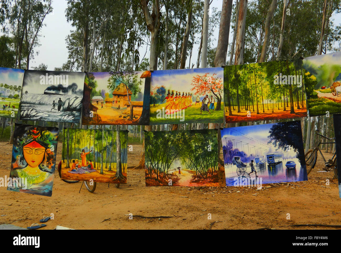 Beautiful paintings of lord ganesha hi-res stock photography and images ...