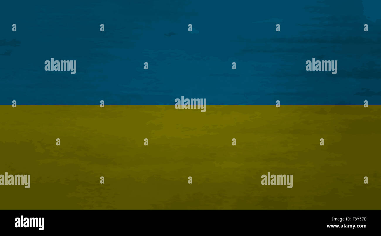 Grunge messy flag Ukraine. Patriotism national, dirty background, rough ...