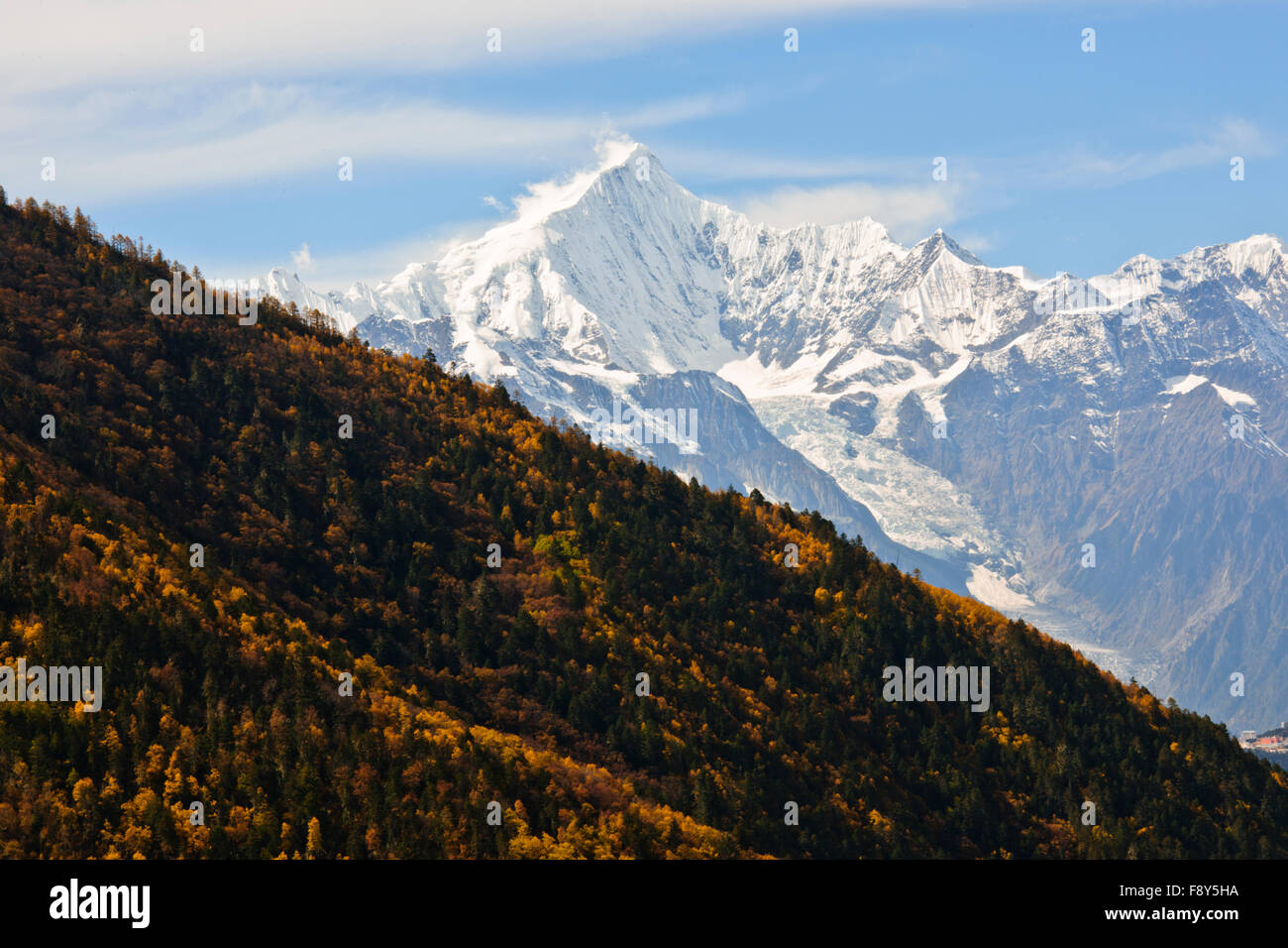 Mountain Ranges,Wooded Hillsides,Valleys,River Systems,Tibetan ...
