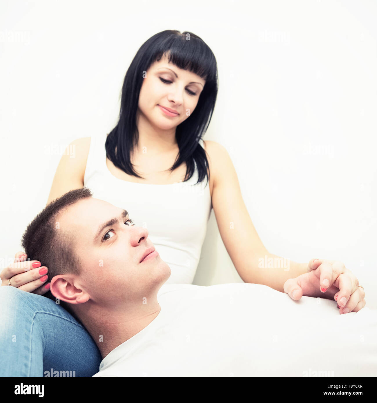 Man and woman Stock Photo - Alamy