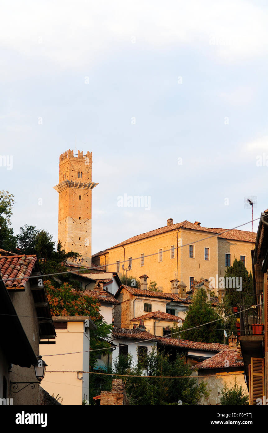 Italy, Piedmont, Murisengo, Tower Stock Photo - Alamy