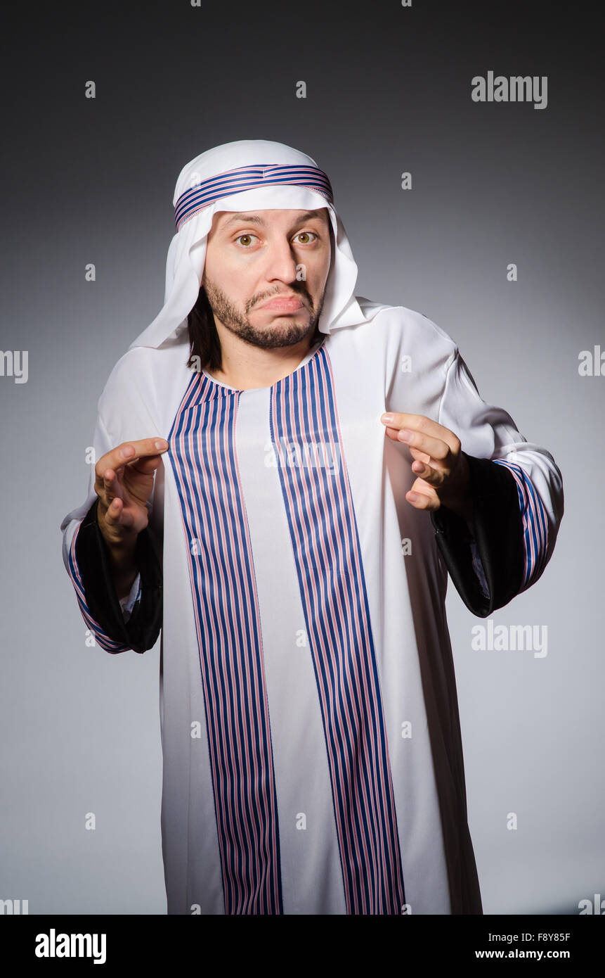 Arab man in diversity concept Stock Photo - Alamy