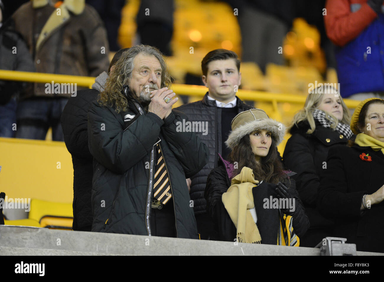 Rock singer and former Led Zeppelin frontman Robert Plant watching his ...