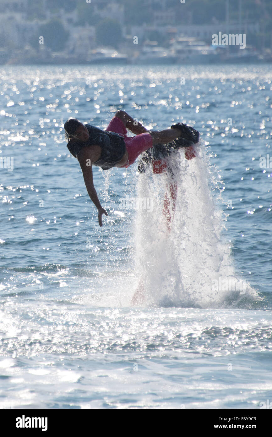 Falling Backwards Into Water