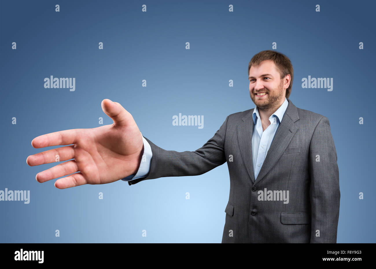 Inviting hand hi-res stock photography and images - Alamy