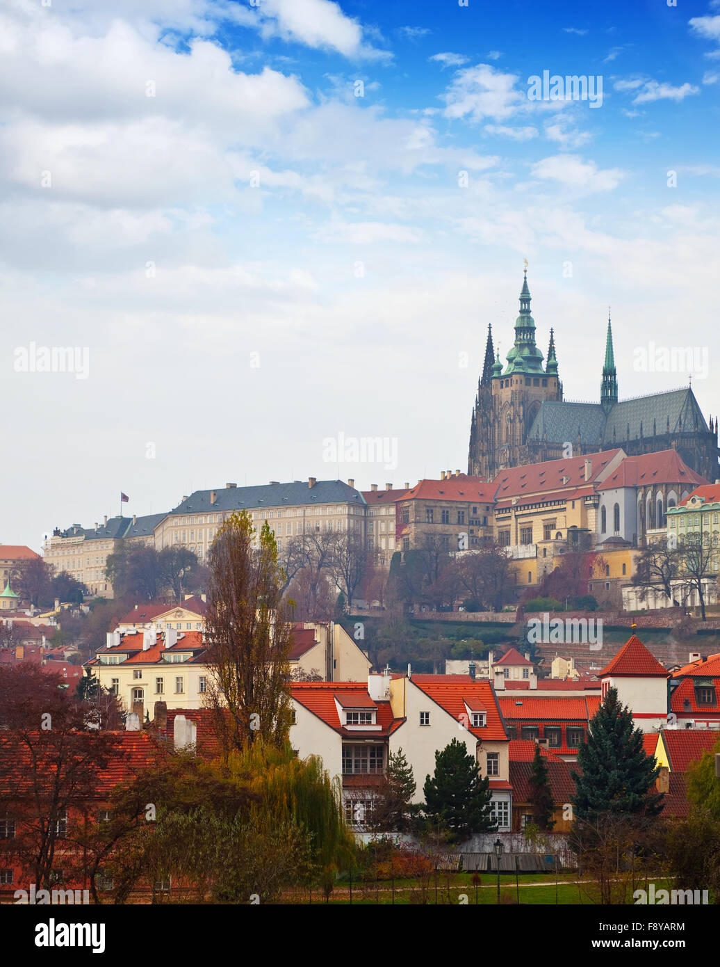 Day view of Prague Castle, Czech Republic Stock Photo - Alamy