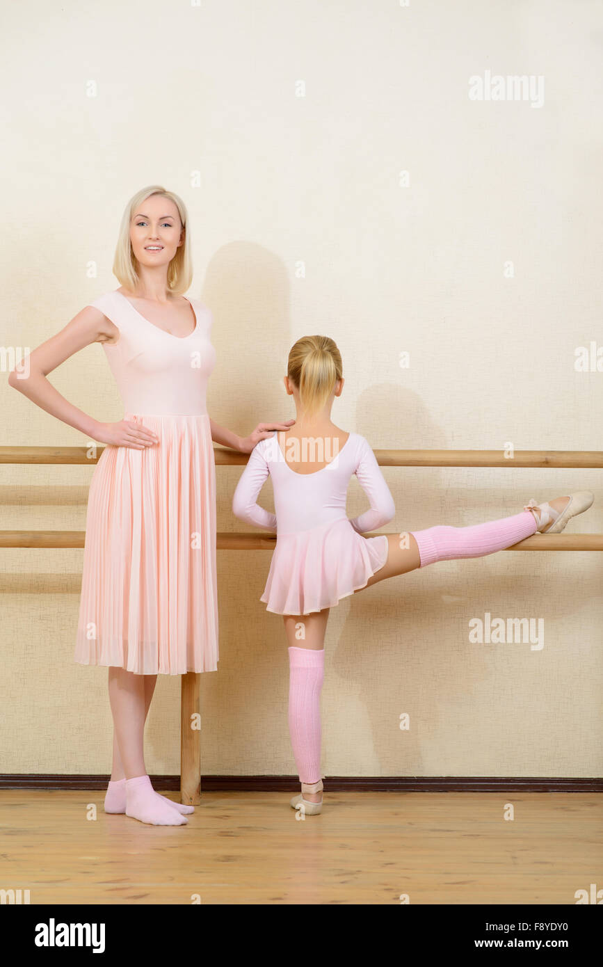 Ballet teacher with her apprentice Stock Photo - Alamy