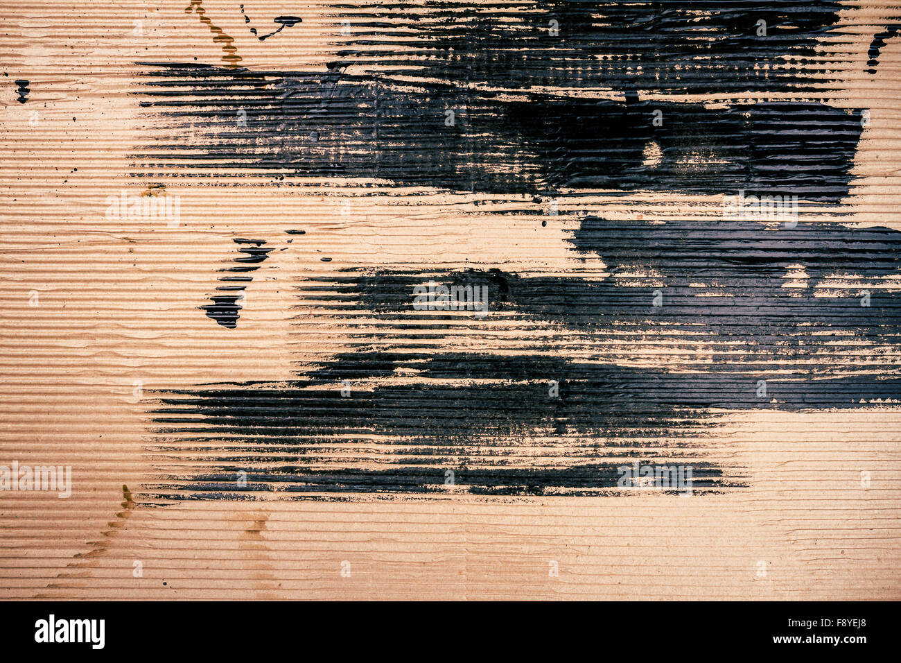 Abstract hand painted on cardboard arts background Stock Photo - Alamy