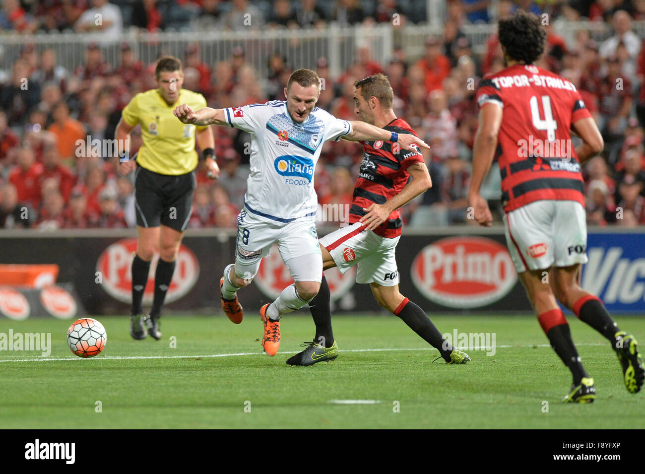 Pirtek Stadium, Sydney, Australia. 12th Dec, 2015. Hyundai A-League ...