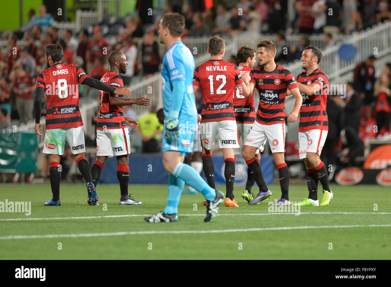 Pirtek Stadium, Sydney, Australia. 12th Dec, 2015. Hyundai A-League ...