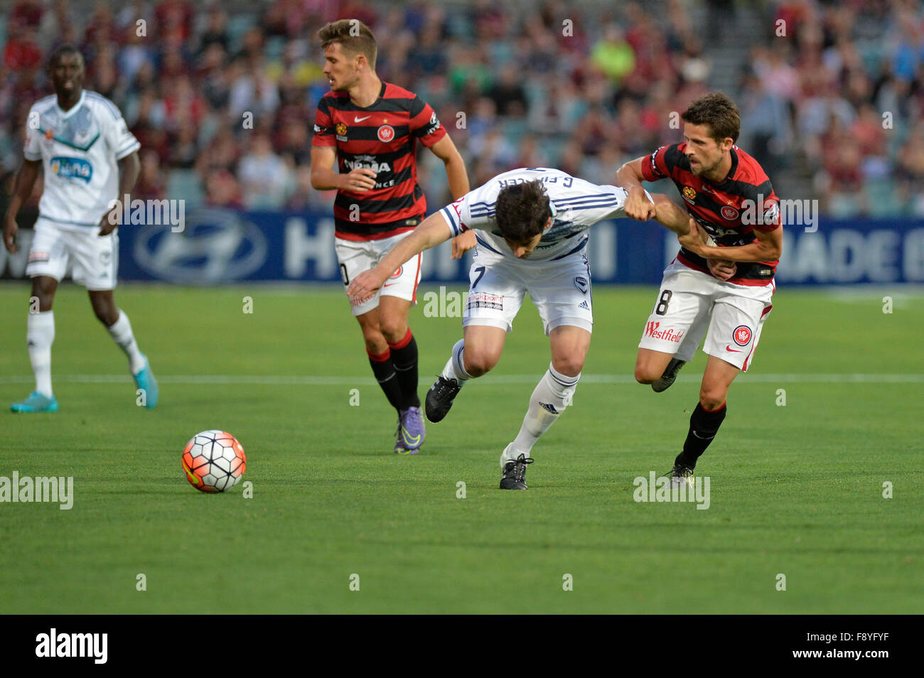 Pirtek Stadium, Sydney, Australia. 12th Dec, 2015. Hyundai A-League ...