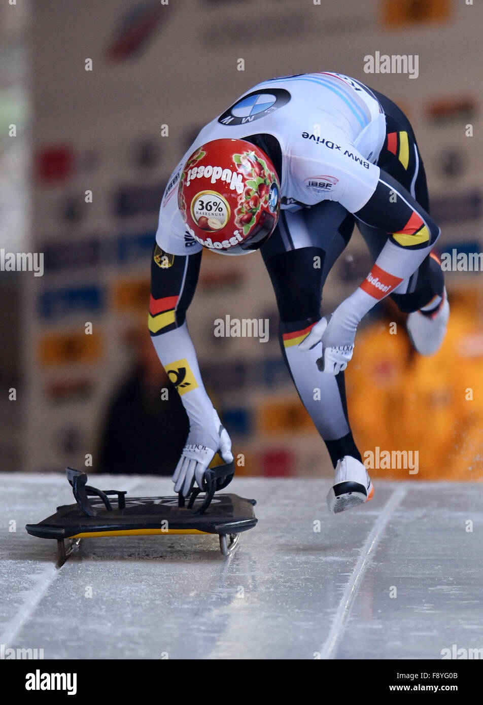 Koenigssee, Germany. 12th Dec, 2015. Germany's Christopher Grotheer in ...