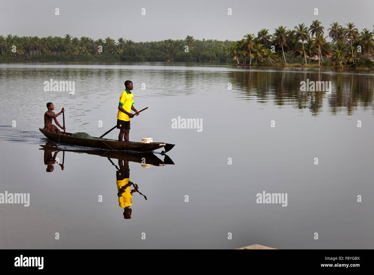 Grand Bassam lagoon, Ivory Coast. Africa Stock Photo - Alamy