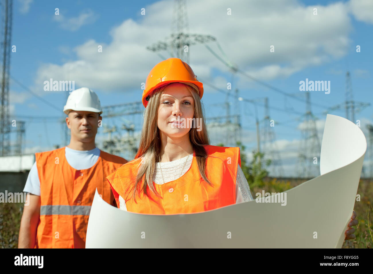 Power station team building hi-res stock photography and images - Alamy