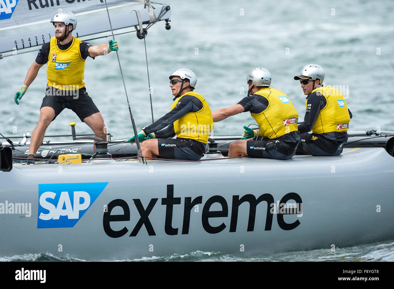Sydney, Australia. 12th Dec, 2015. 2015 Extreme Sailing Series. Extreme ...