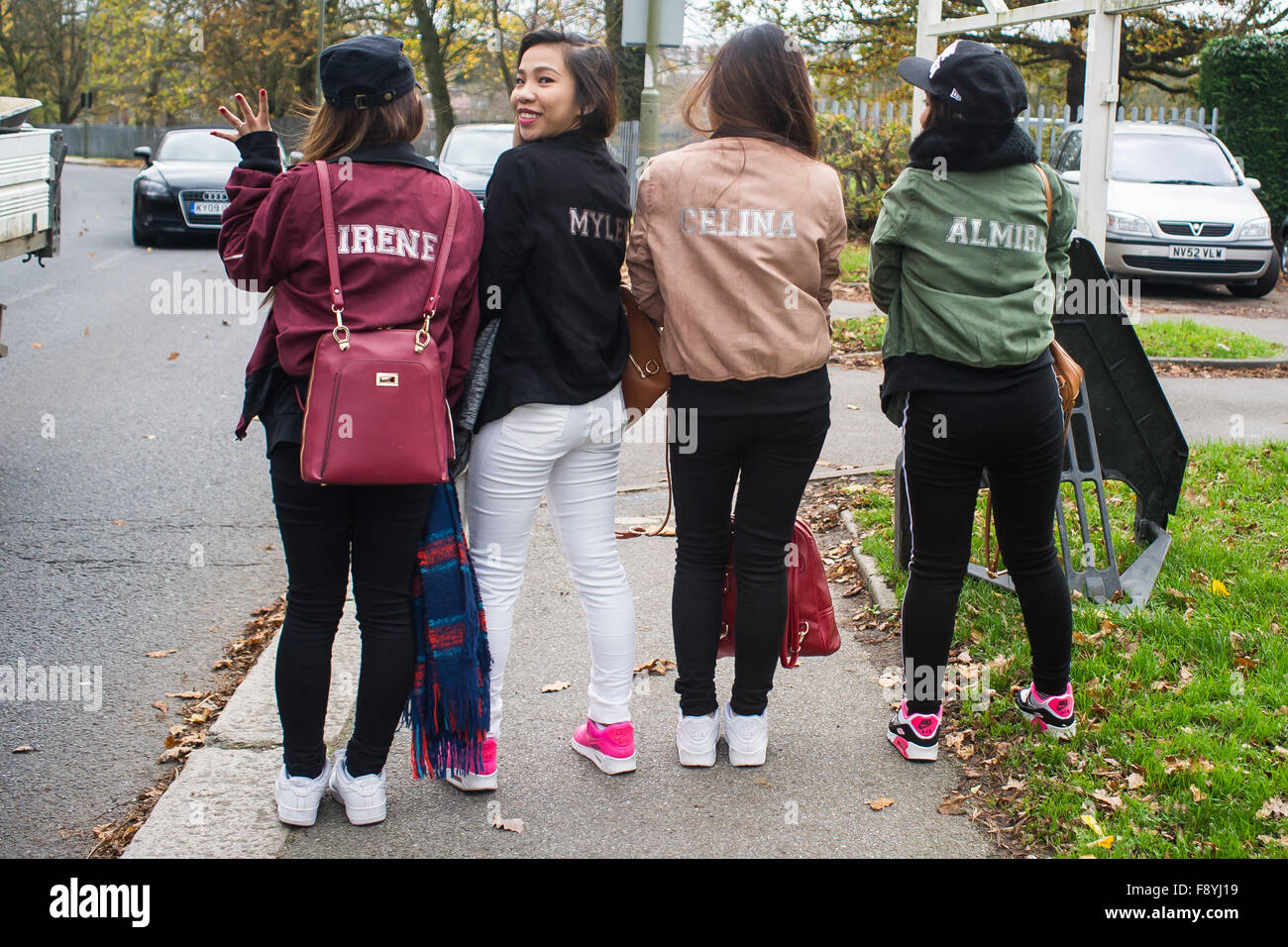 X Factor Finalists in North London Featuring: 4th Impact Where: London ...