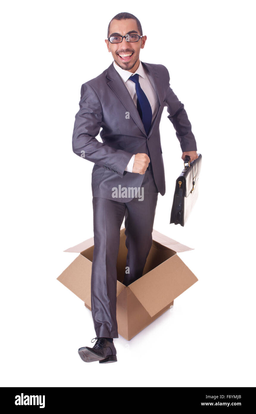 Thinking out of box concept Stock Photo - Alamy
