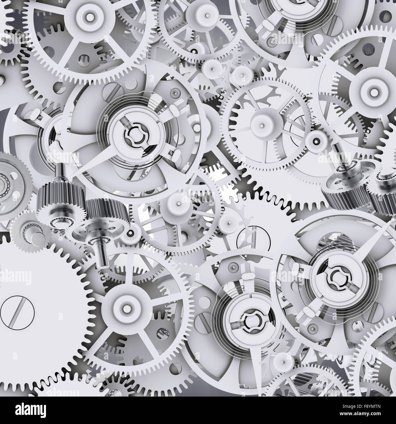 Grey metal cog gears Stock Photo - Alamy