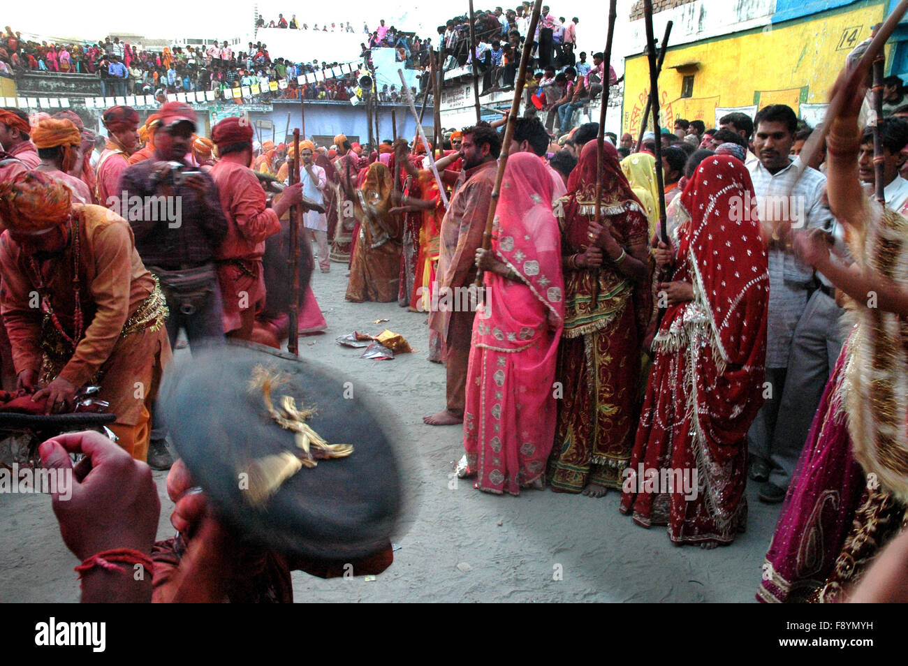 Lathi sticks hi-res stock photography and images - Alamy
