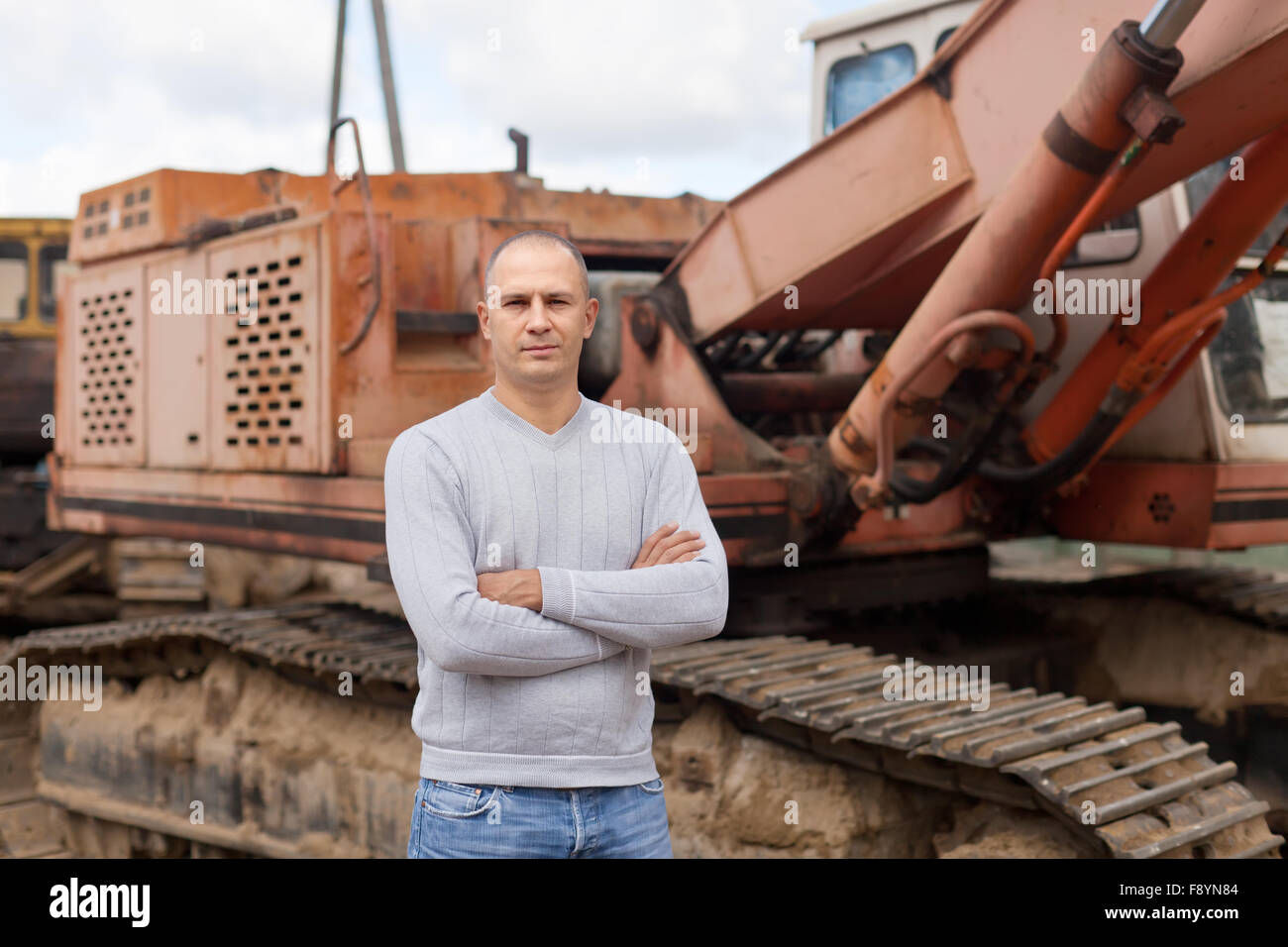 Dredger operator hi-res stock photography and images - Alamy